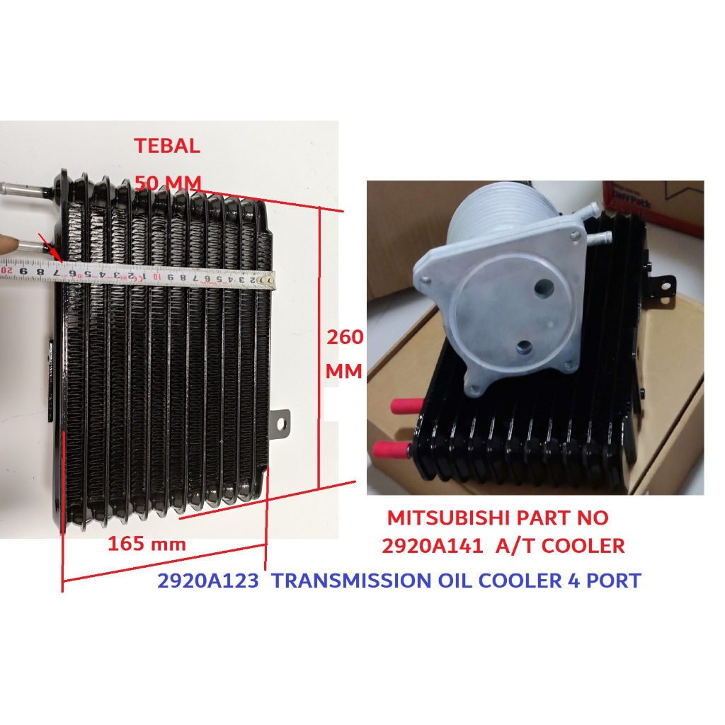 Jual CVT Oil Cooler kit Pendingin Oli Transmisi Otomatis 2920A141 ...