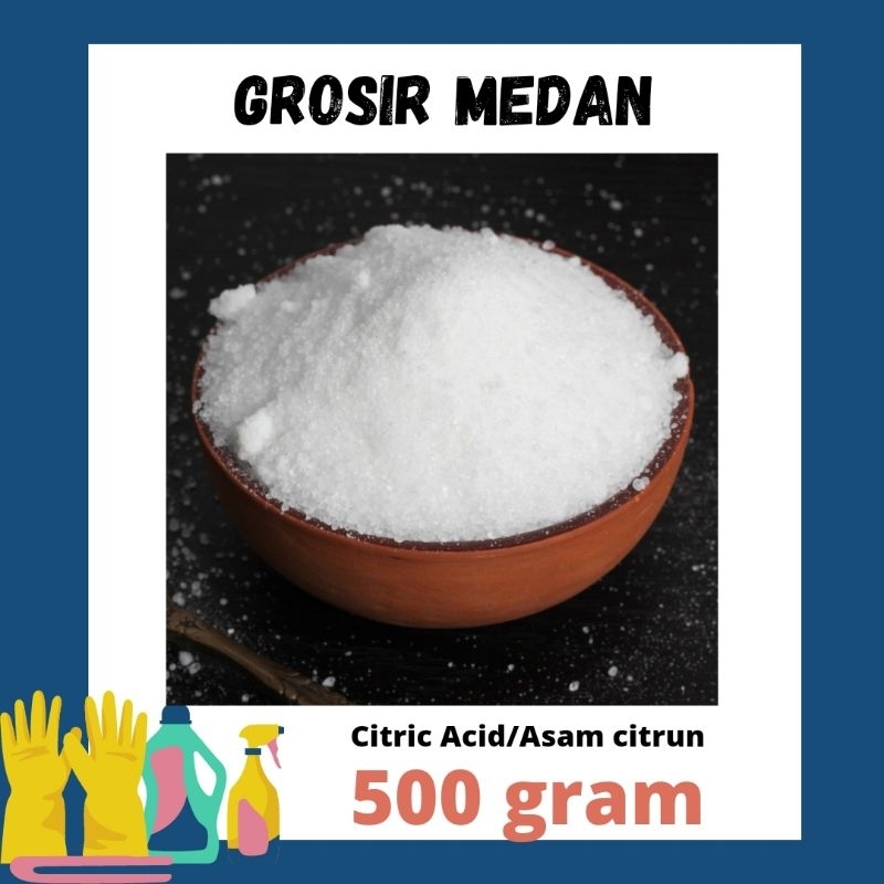 Jual Citric Acid Asam Citrun Asam Sitrat 500gram | Shopee Indonesia
