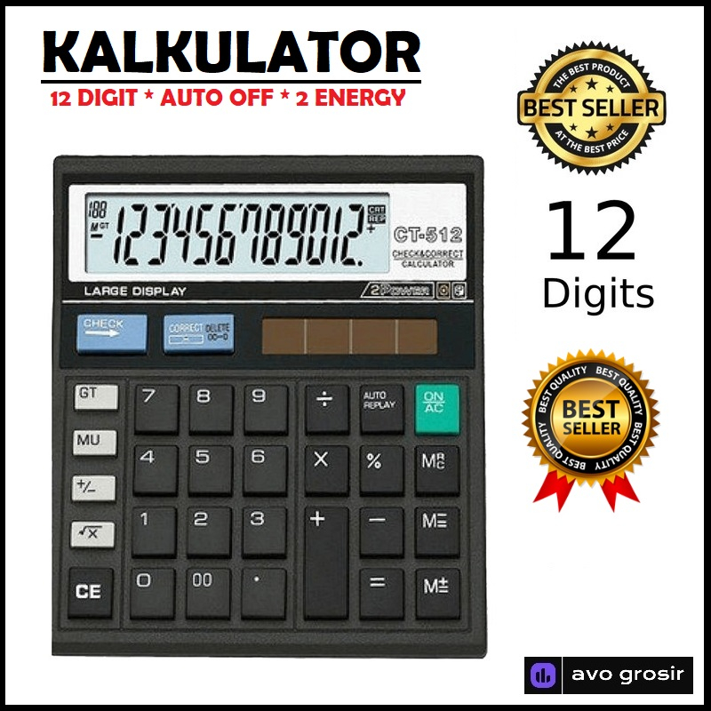 Jual Kalkulator Hitung 12 digit | Shopee Indonesia