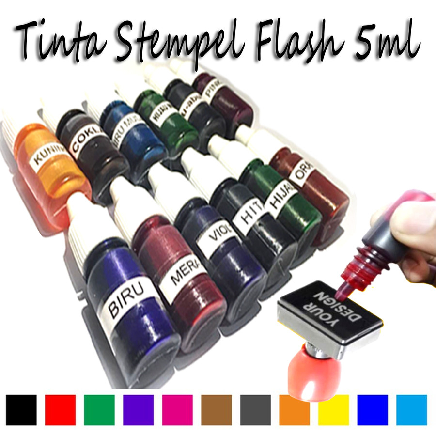 Jual Tinta Stempel Flash / Otomatis | Shopee Indonesia