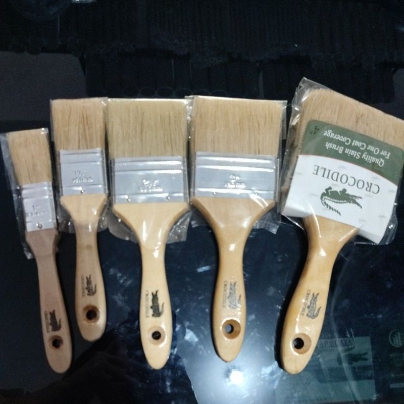 Jual Kuas Cat merk Crocodile ukuran 1" 1.5" 2" 2.5" 3" 4" | Shopee ...