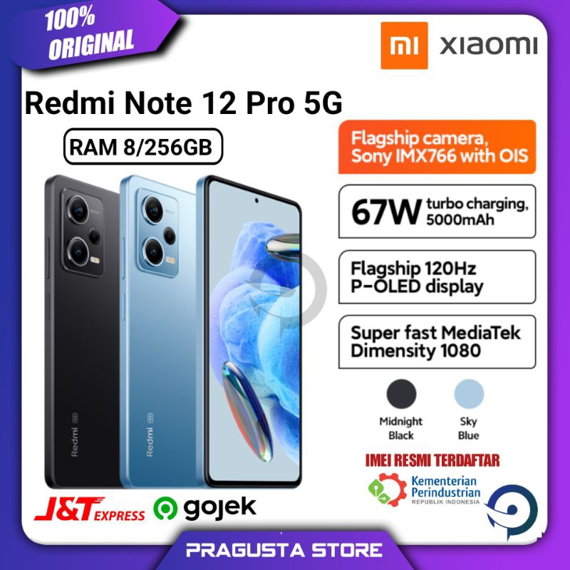 Jual Redmi Note 12 PRO 5G 8/256 Garansi Resmi TAM Indonesia | Shopee ...