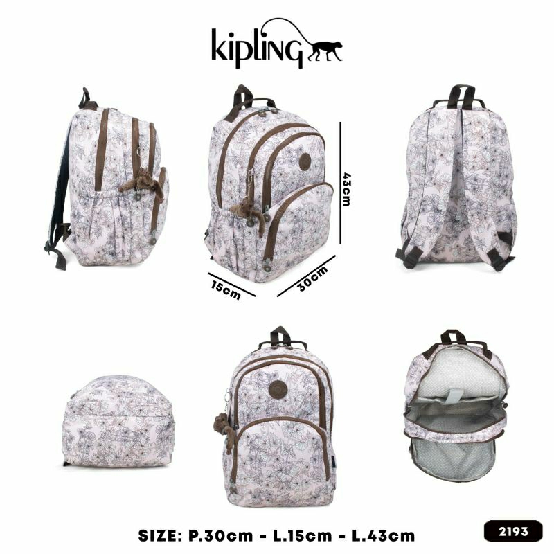 Jual TAS RANSEL MOTIF PLUS T4 LAPTOP 14 INCH KIPLING 2193 IMPORT ...