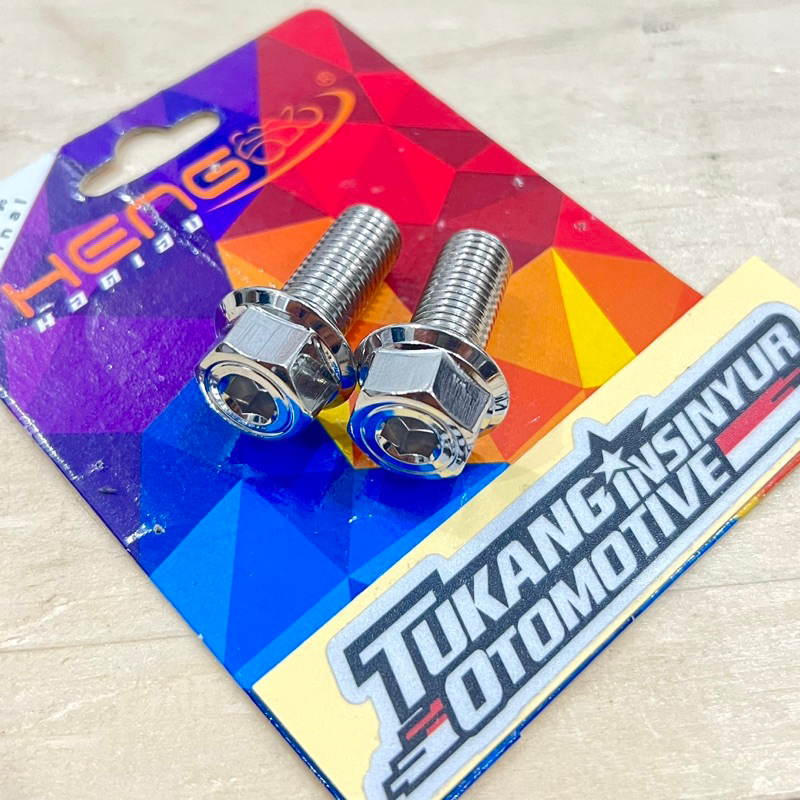 Jual Baut Probolt Heng Original M10x25 Bracket Kaliper Ke Shock Mio (2 PCS) | Shopee Indonesia