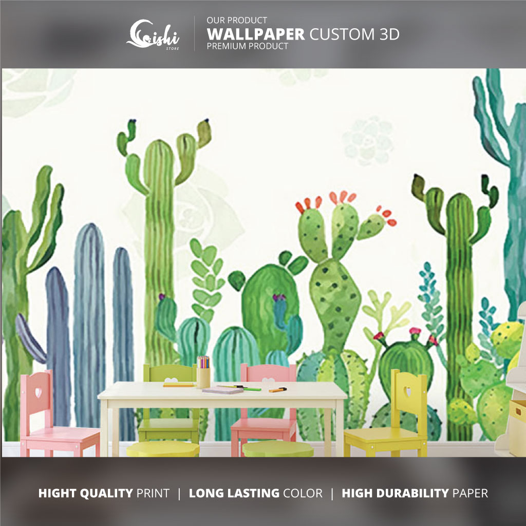 Jual Wallpaper Custom Ruang Bermain Anak | Gambar Tumbuhan dan Tanaman ...