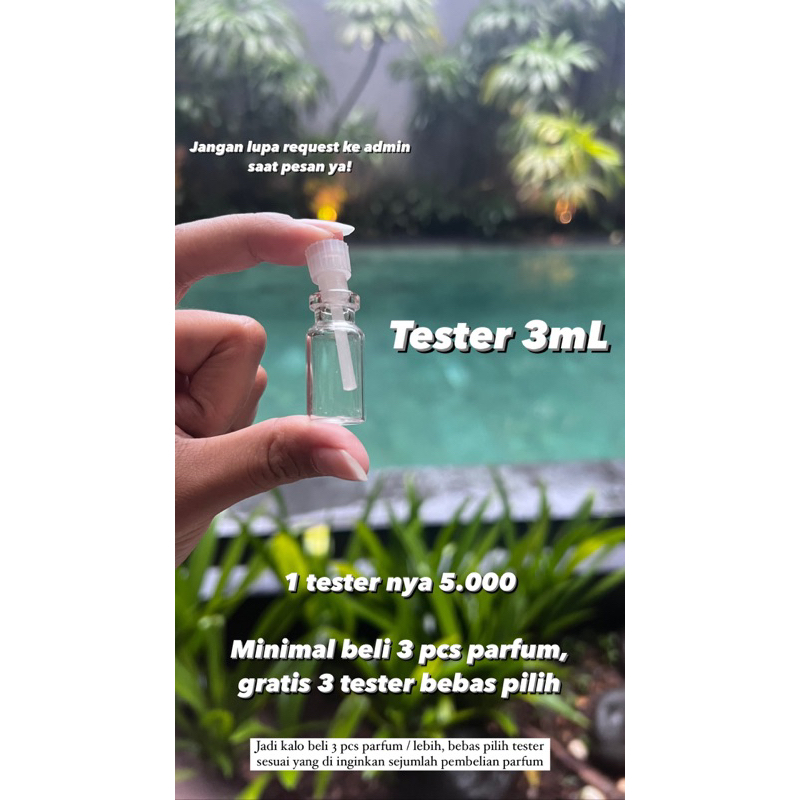 Jual Tester 3mL (baca deskripsi produk) | Shopee Indonesia