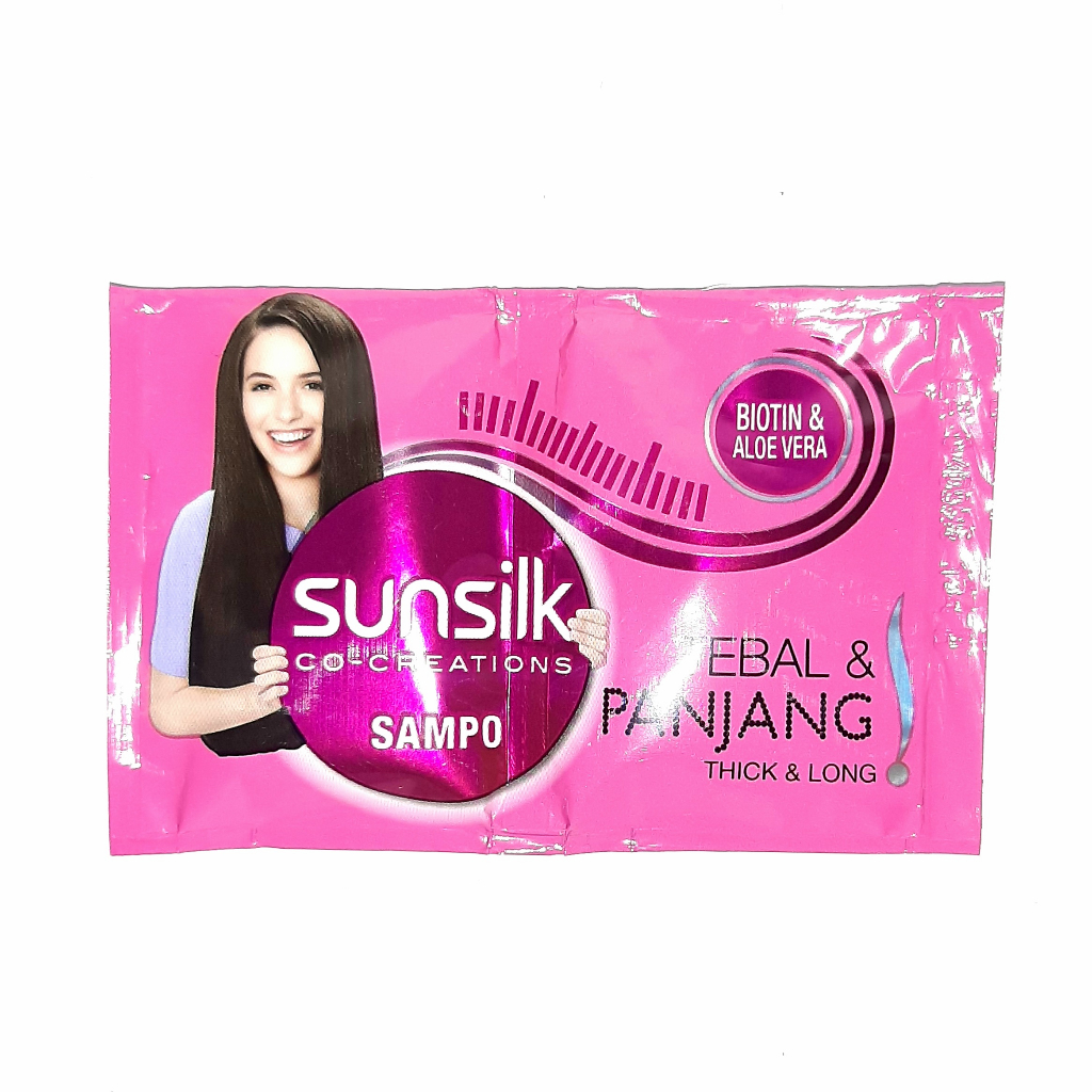 Jual Sunsilk Shampoo Thick & Long Sachet 9ml | Shopee Indonesia