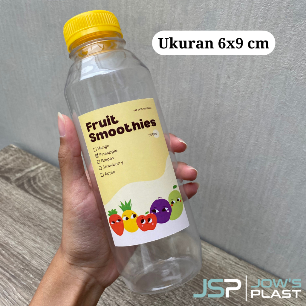 Jual Stiker Botol Kale 500 ml | Stiker Label Cetak Print | Sticker ...