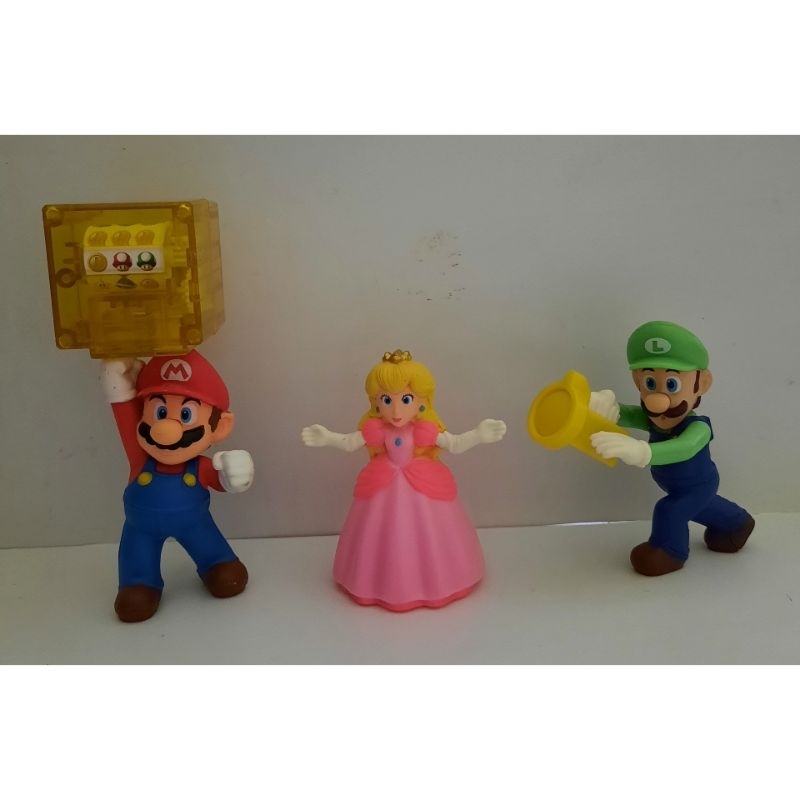 Jual Mainan Super Mario Bros Happy Meal McDonalds (3 pcs) | Shopee ...