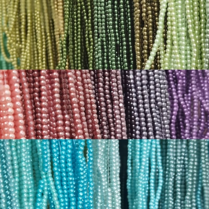 Jual MUTIARA SINTETIS BERAT UKURAN 3 MM MUTIARA KACA KUALITAS BAGUS ...