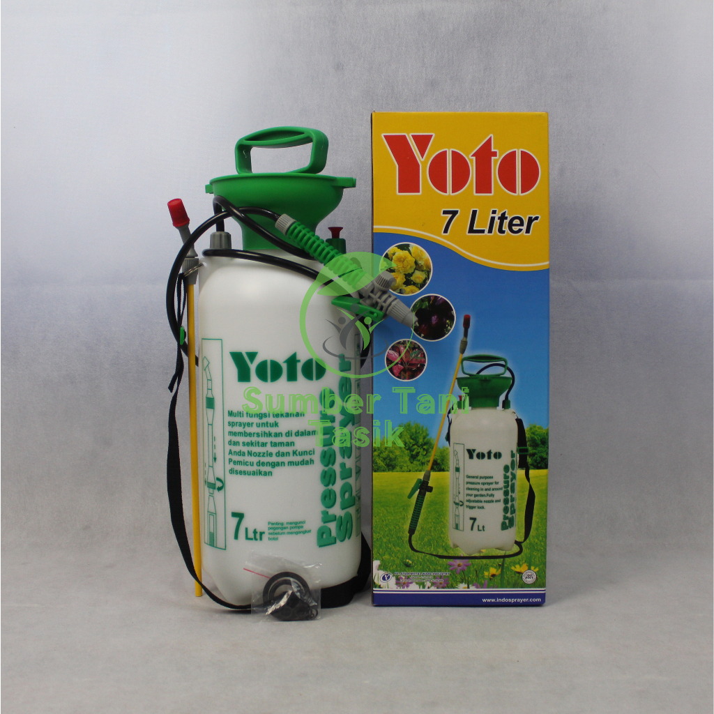 Jual Alat Semprot Yoto 7 Liter Plastik Penyemprot Tanaman Manual ...