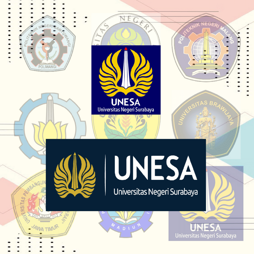 Jual Stiker Kampus Jawa Timur set LOGO & TULISAN (UNAIR,UB,UNEJ,UM,ITS ...