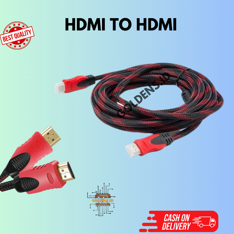 Jual KABEL HDMI TV TO HDMI 1,5M 3M 5M 10M/KABEL SETTOPBOX/KABEL HDMI ...