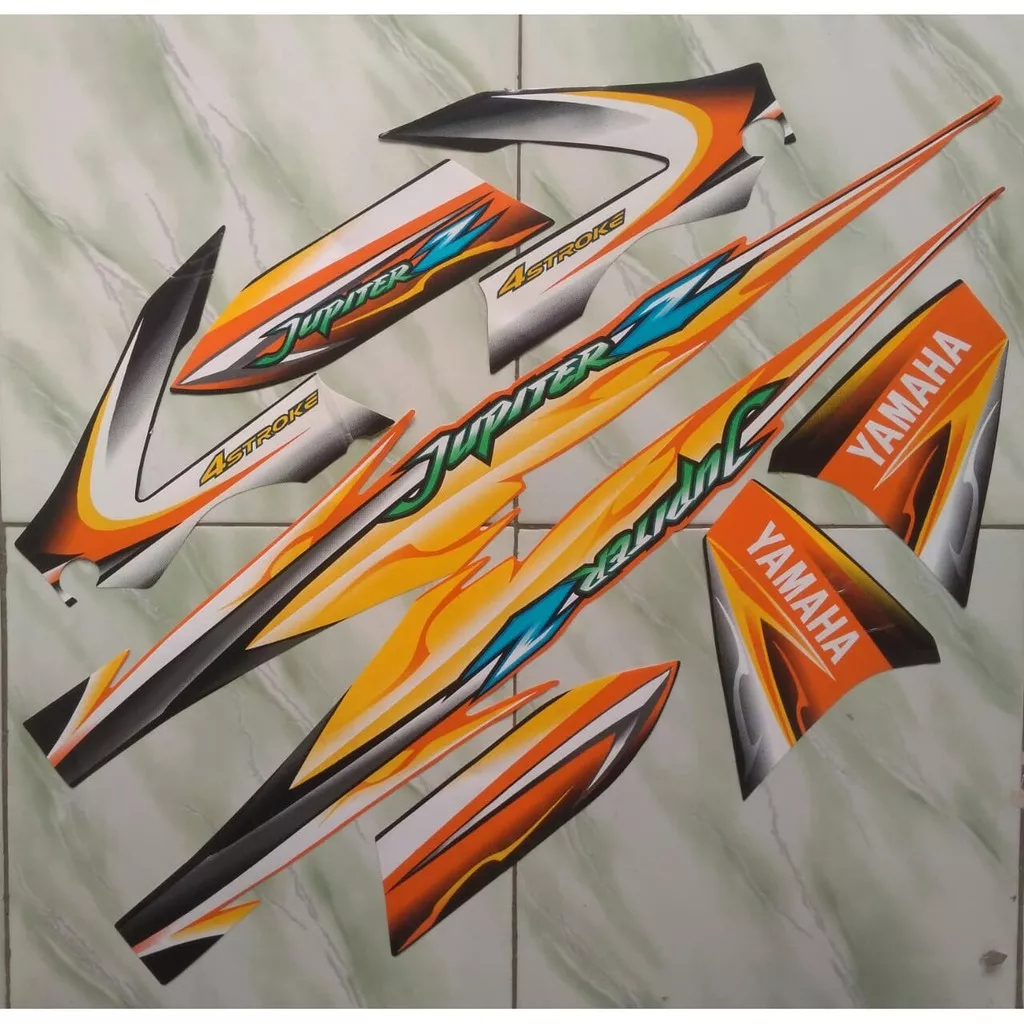 Jual stiker striping jupiter z oren hitam 2005 lis body standar ...