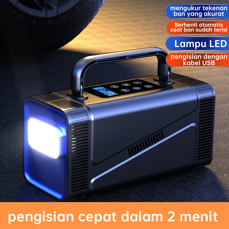 Jual Pompa Angin Portable Pompa Ban Mobil Motor Elektrik Tekanan ...