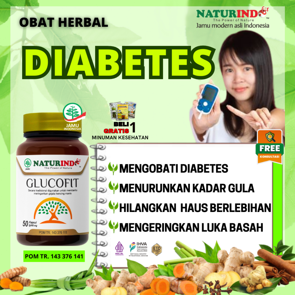 Jual Obat Herbal Diabetes Kencing Manis Luka Basah Kering Diabetes ...