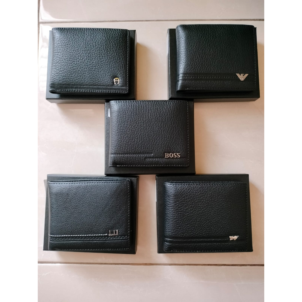 Jual Dompet Pria Branded Kulit High Premium Quality - D01 | Shopee ...