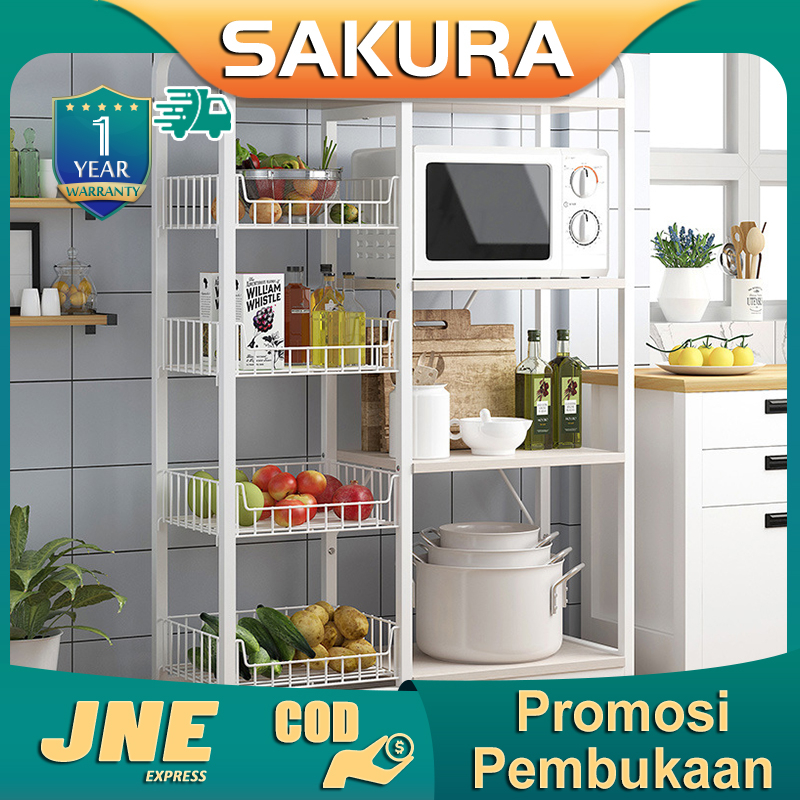 Jual Sakura Lemari Dapur Rak Oven Microwave/ Rak Oven/ Kitchen Rack ...