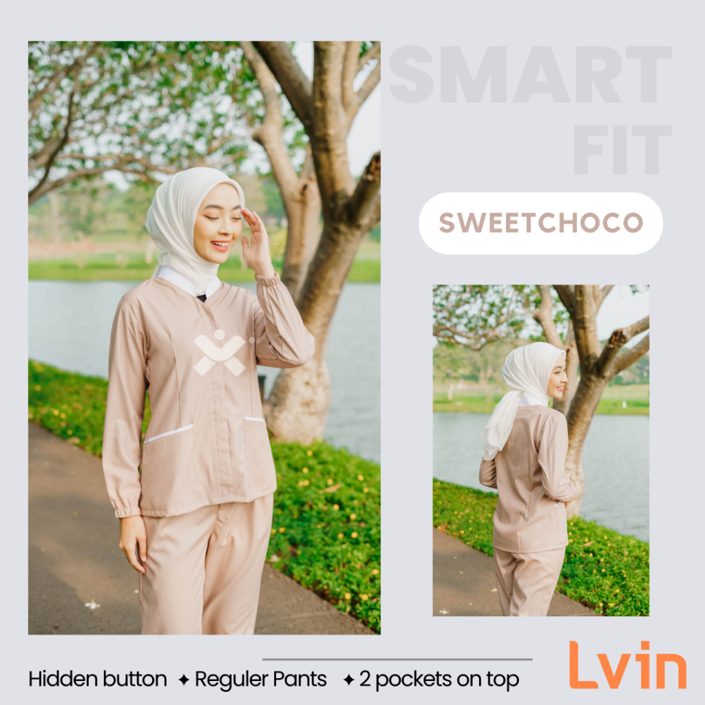Jual Lvin Baju Seragam suster Hana Series Lengan Panjang / nanny ...