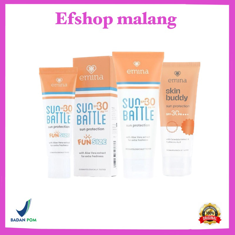 Jual EMINA SUNSCREEN / FUNSIZE | Shopee Indonesia