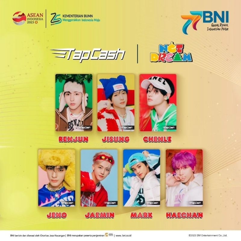 Jual BNI Tap Cash X NCT Dream (Ready Stok) | Shopee Indonesia
