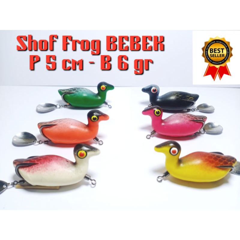 Jual Shof Frog BEBEK - Panjang 5 cm - berat 6 gram | Shopee Indonesia