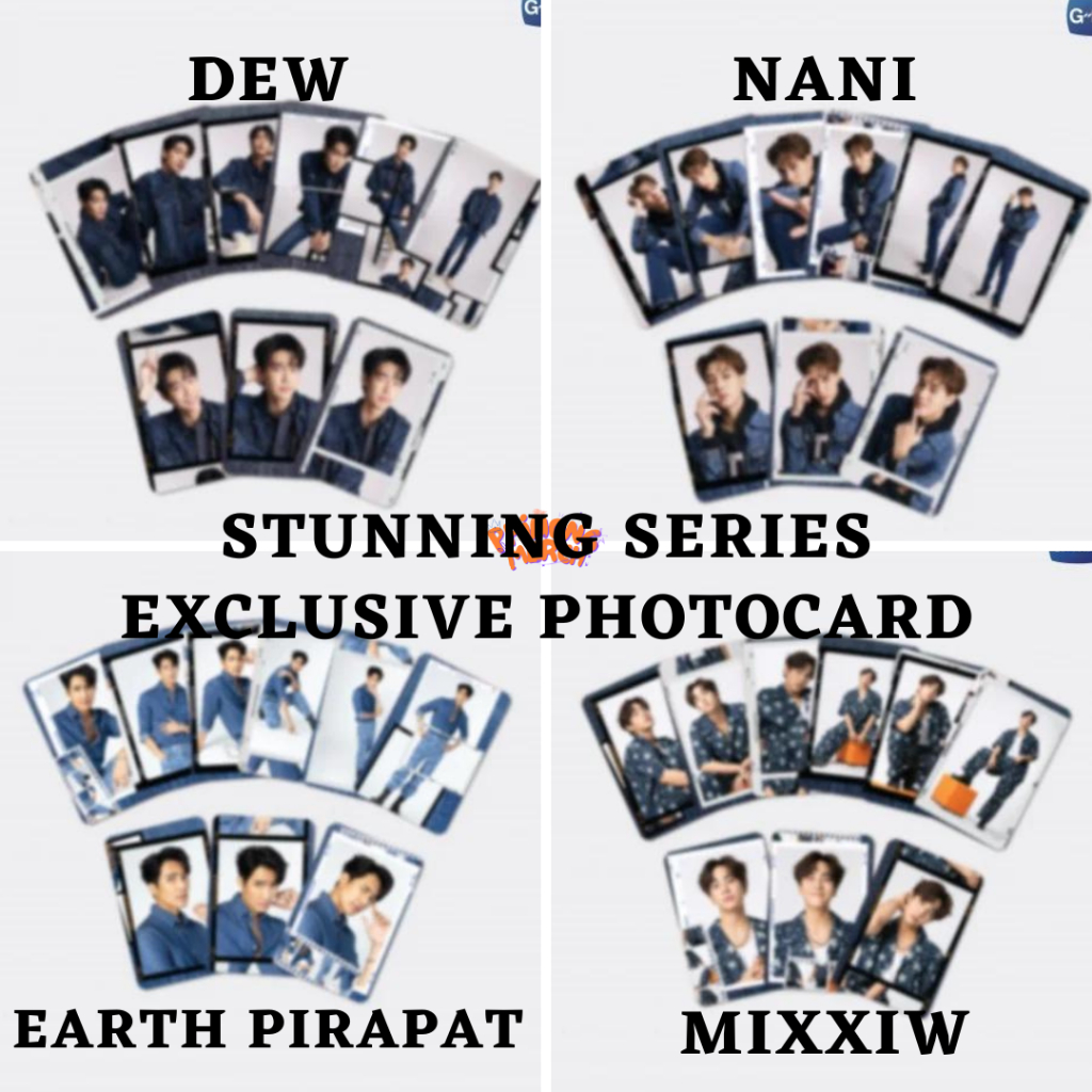 Jual [READY | SHARING] STUNNING SERIES EXCLUSIVE PHOTOCARD | DEW | NANI | EARTH PIRAPAT | MIXXIW ...