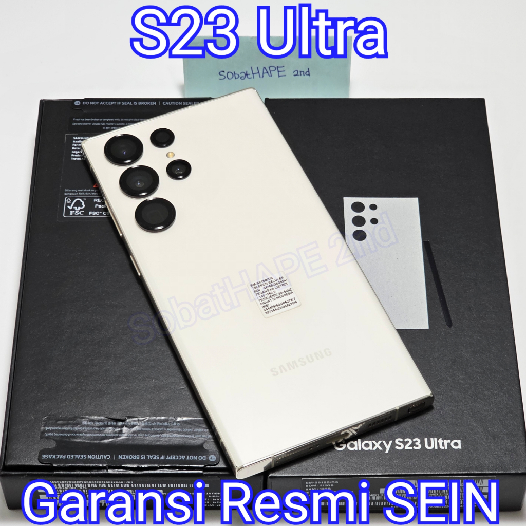 Jual HP Samsung S23 Ultra 256GB 512GB Resmi SEIN 2nd Dual Sim Fullset Bekas Mulus | Shopee Indonesia