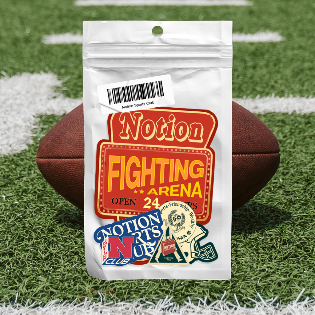Jual Notion Sports Club - Sticker Pack | Shopee Indonesia