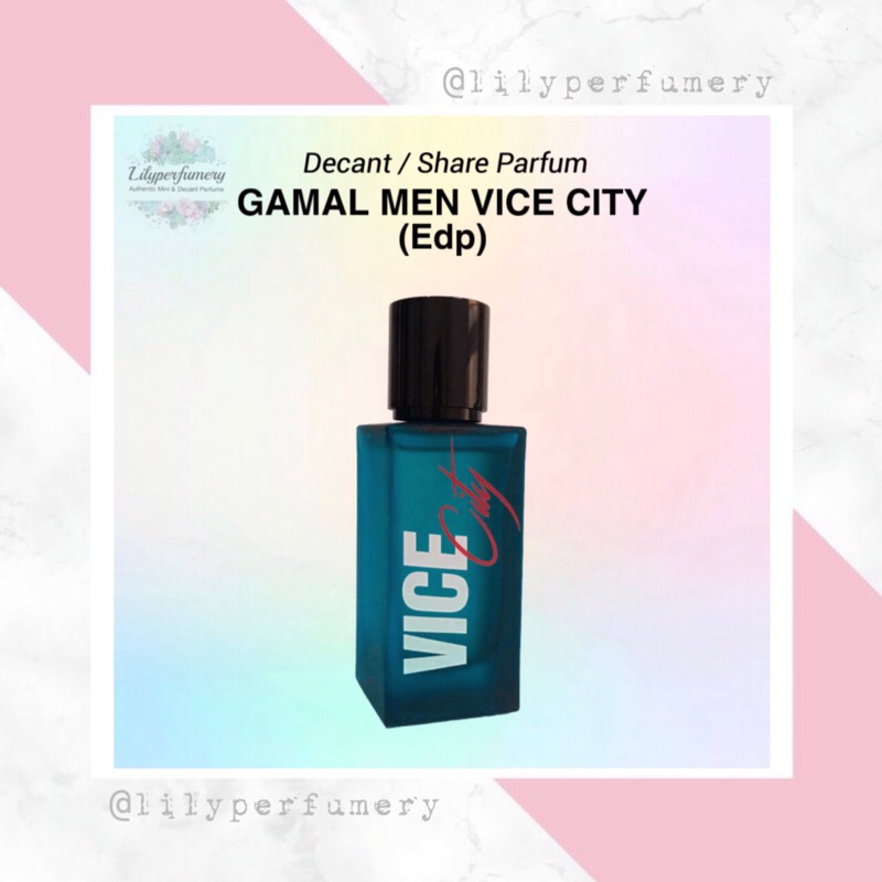 Jual Parfum Decant / Share GAMAL MEN VICE CITY EDP 1 ml | 2 ml | 5 ml ...