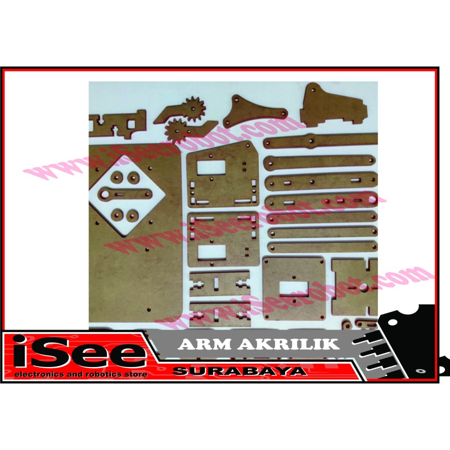 Jual robot arm acrylic Diy arm akrilik kit rangka lengan for Arduino 4 dof | Shopee Indonesia