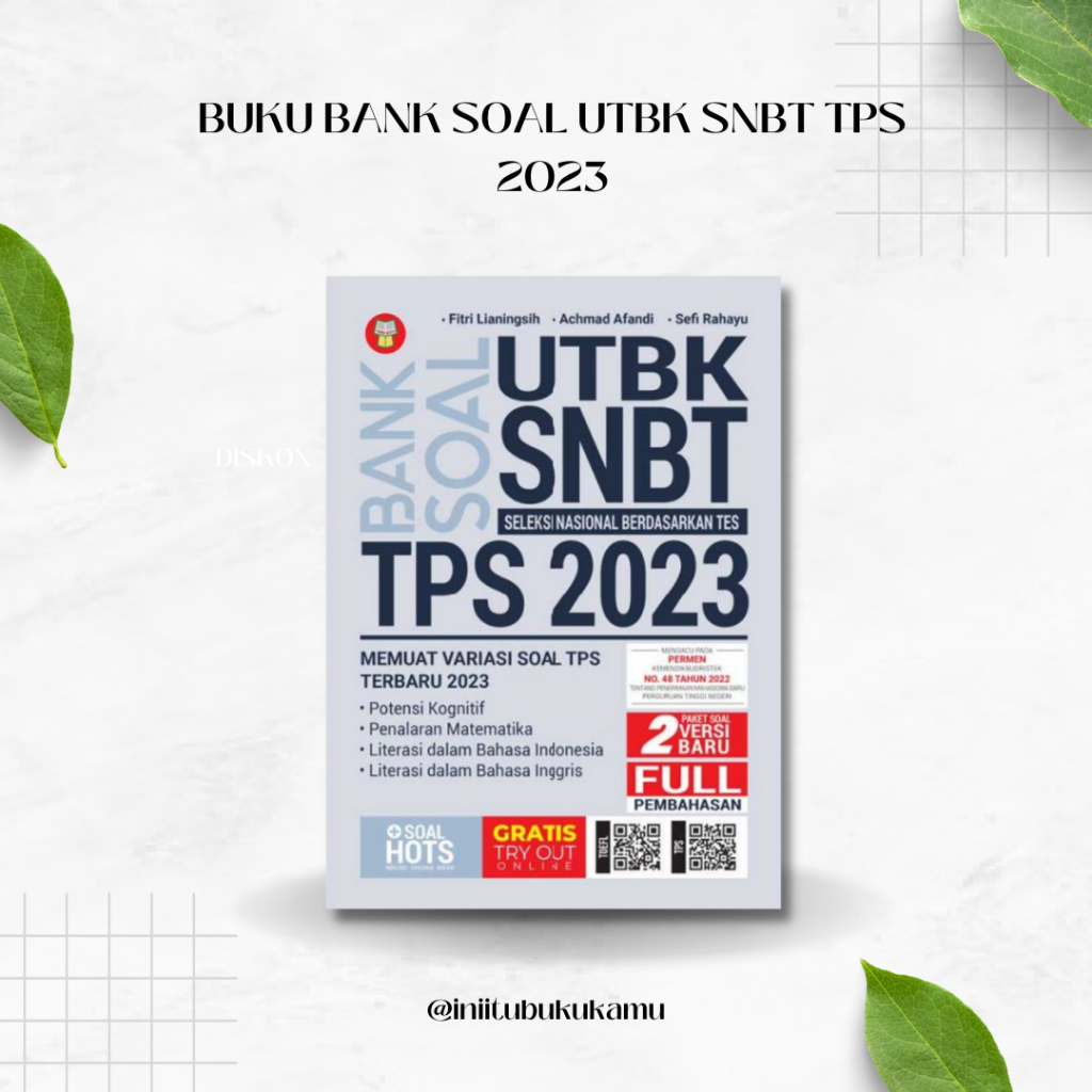 Jual BUKU BANK SOAL UTBK SNBT TPS 2023 | Shopee Indonesia