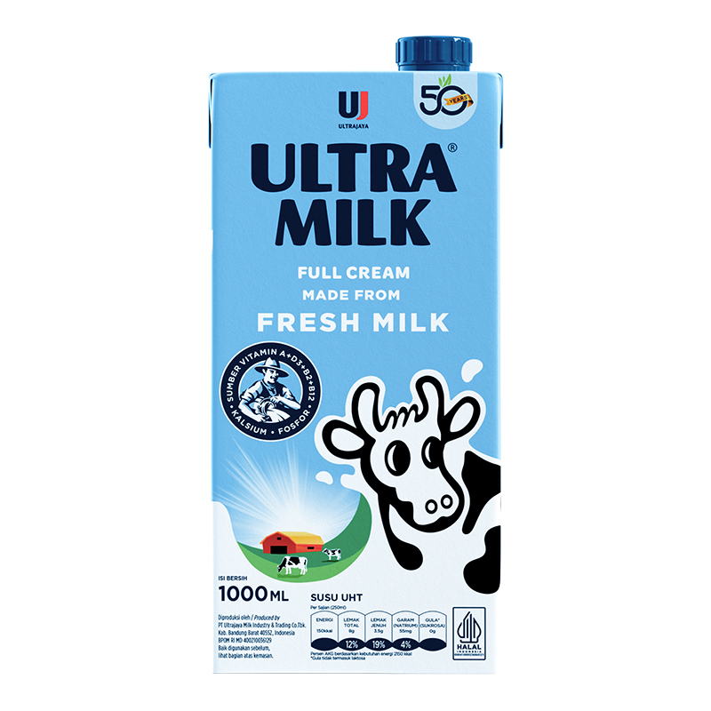 Jual ULTRA MILK Susu UHT Full Cream 1 L | Shopee Indonesia