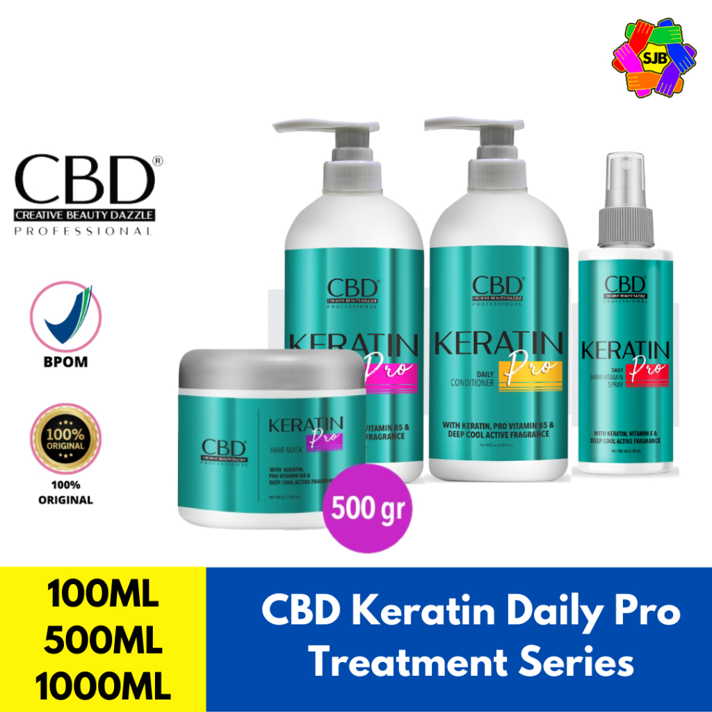 Jual CBD Keratin Daily Pro Treatment Series / Masker / Shampoo ...