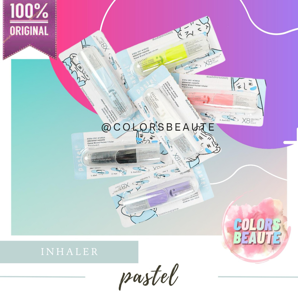 Jual PASTEL POCKET INHALER Transparant Thailand | Shopee Indonesia