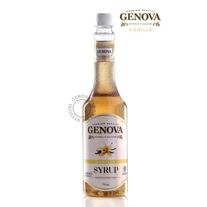 Jual Genova Syrup Vanilla 750ml | Shopee Indonesia
