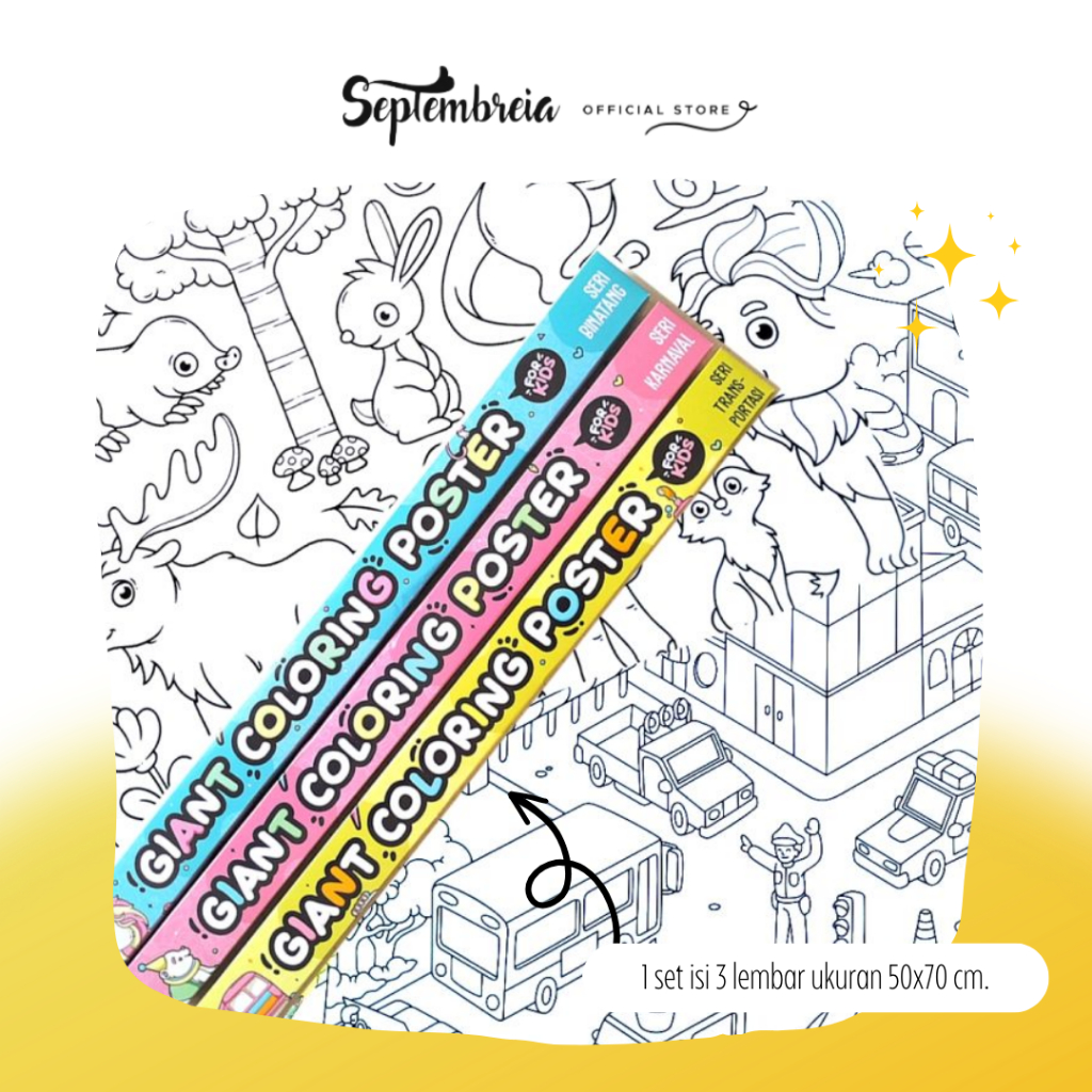 Jual Giant Coloring Poster Mewarnai Jumbo Kertas Mewarna Poster Mewarna ...