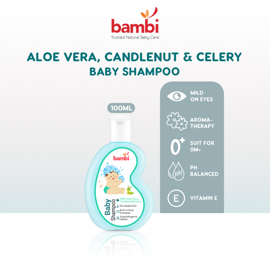 Jual Bambi Baby Shampoo 100ml - Shampoo Bayi dan Anak | Shopee Indonesia