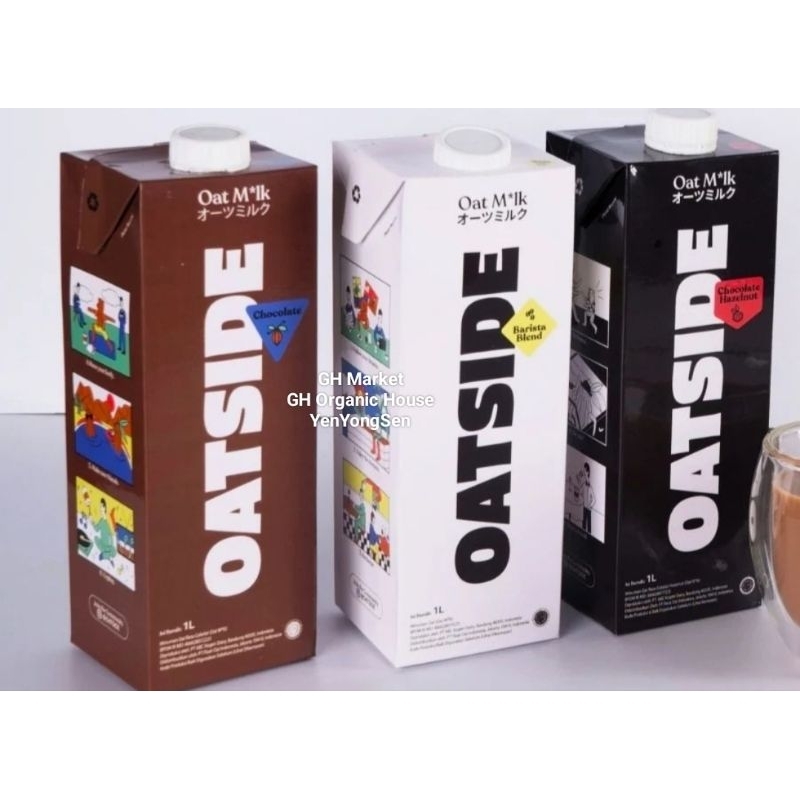 Jual Susu OatSide 1 L Barista Blend Oat Milk Oat Side New BestSeller ...
