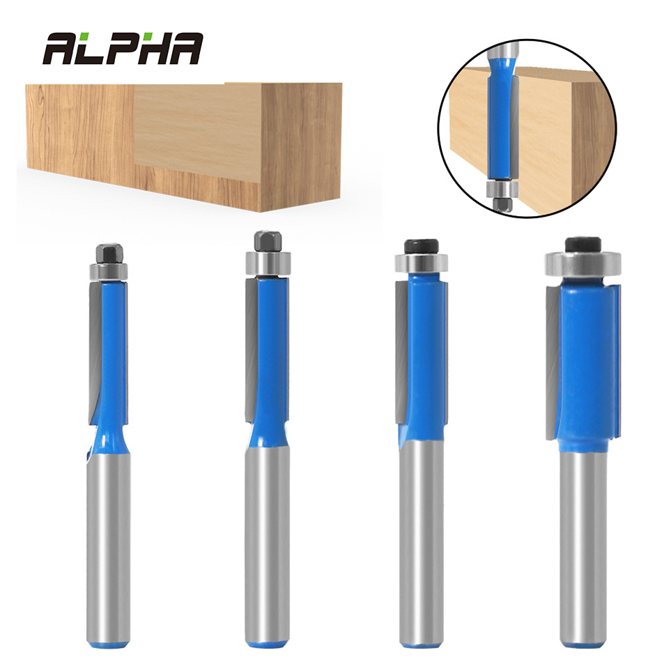 Jual BESTTOOLS mata router BEARING flush trim set 4pcs mata profil HPL ...