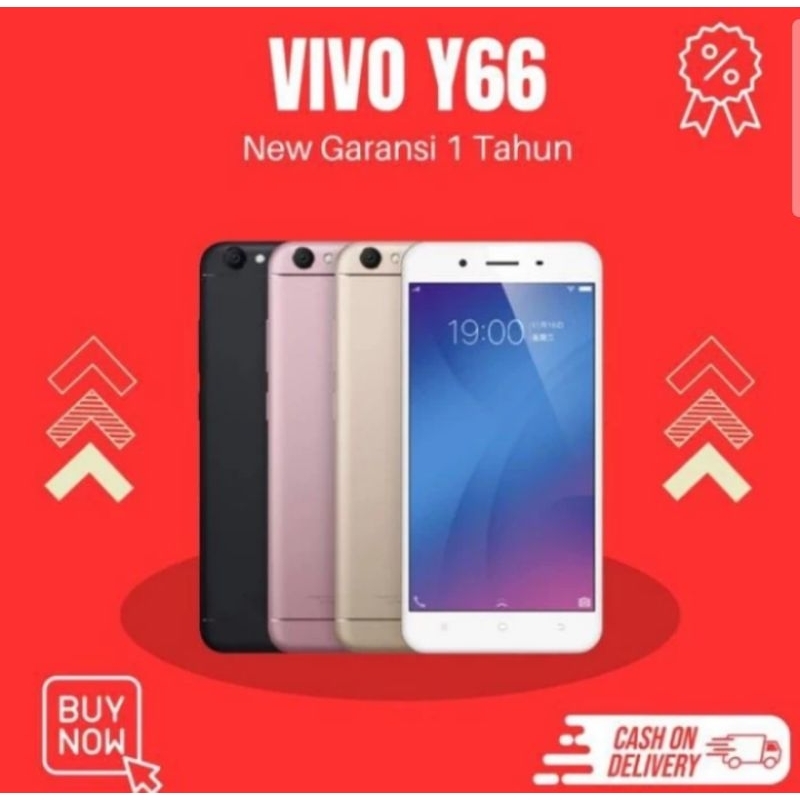 Jual VIVO Y66 RAM 4/64GB NEW SEGEL GARANSI 1 TAHUN - Y66 | Shopee Indonesia
