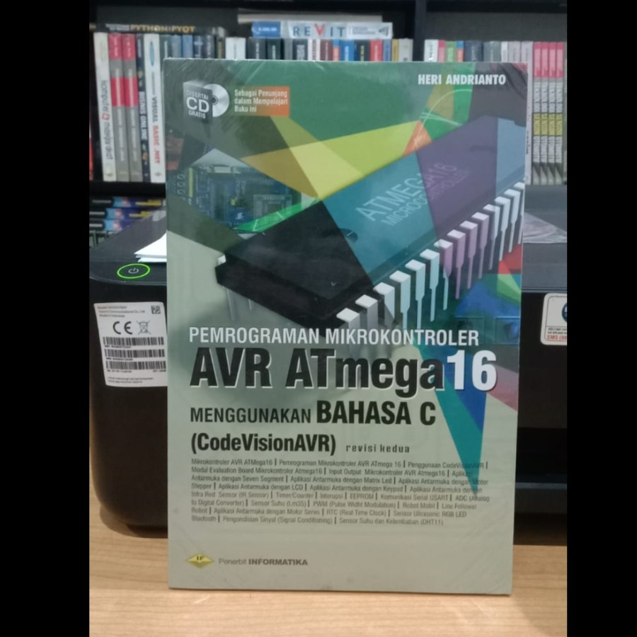 Jual Buku Pemrograman Mikrokontroler Avr Atmega16 Shopee Indonesia