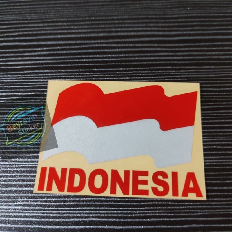 Jual STICKER INDONESIA STIKER BENDERA INDONESIA MERAH PUTIH CUTTING ...