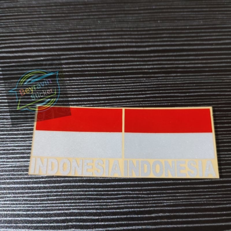 Jual STICKER INDONESIA STIKER BENDERA INDONESIA MERAH PUTIH CUTTING ...