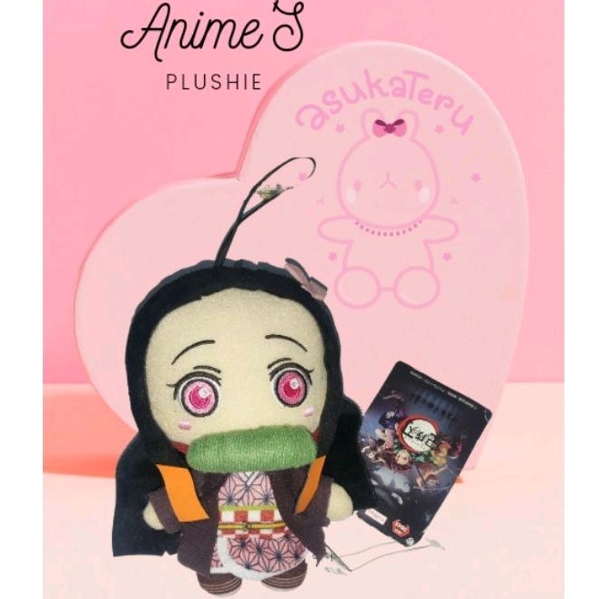 Jual boneka Nezuko Plush Keychain Kimetsuno Yaiba Demon Slayer | Shopee ...