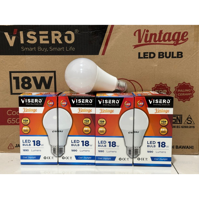 Jual VISERO VINTAGE 5W 7W 9W 12W 15W 18W 21W / 5 Watt 7 Watt 9 Watt 12 Watt 15 Watt 18 Watt 21 ...