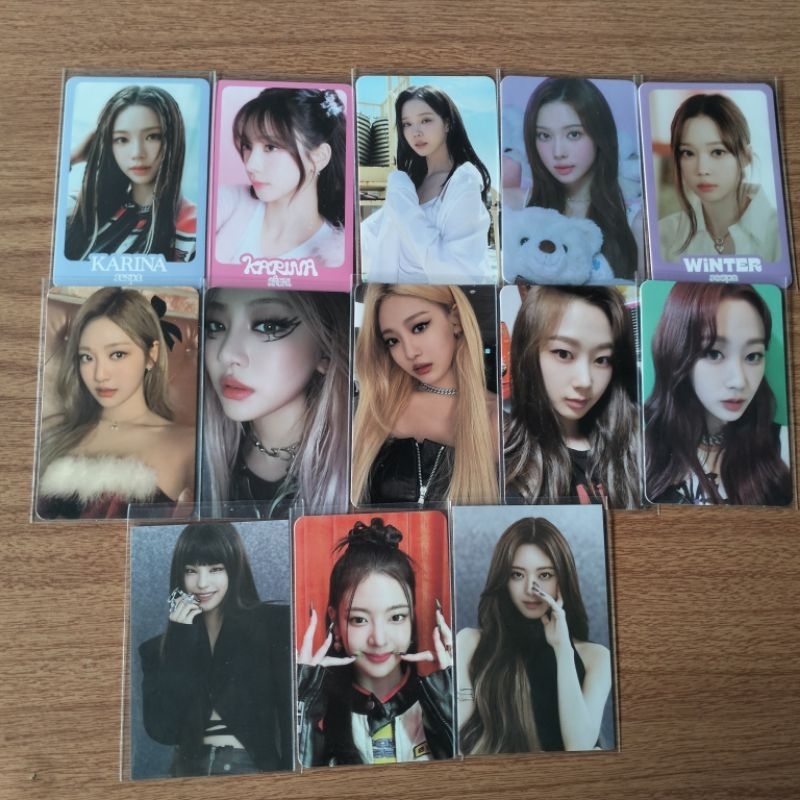 Jual PHOTOCARD OFFICIAL AESPA KARINA WINTER ITZY | Shopee Indonesia