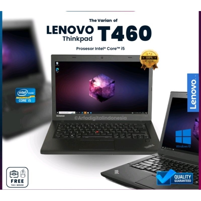 Jual Laptop Lenovo Thinkpad T460 Gen 6 Core i5 Ram 8 GB SSD 128 GB ...