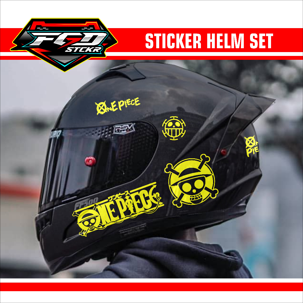 Jual STIKER HELM - CUTTING STIKER ONE PIECE SET HELM (PREMIUM+TERMURAH ...