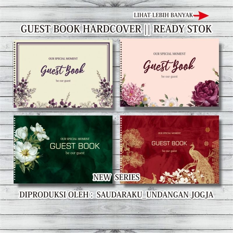 Jual GUEST BOOK HARDCOVER, BUKU TAMU PERNIKAHAN, GUEST BOOK READY STOK ...